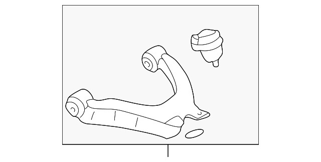 4010A037 РЫЧАГ PAJERO (V83W) перед. лев. верх. Mitsubishi | Запчасти на ...
