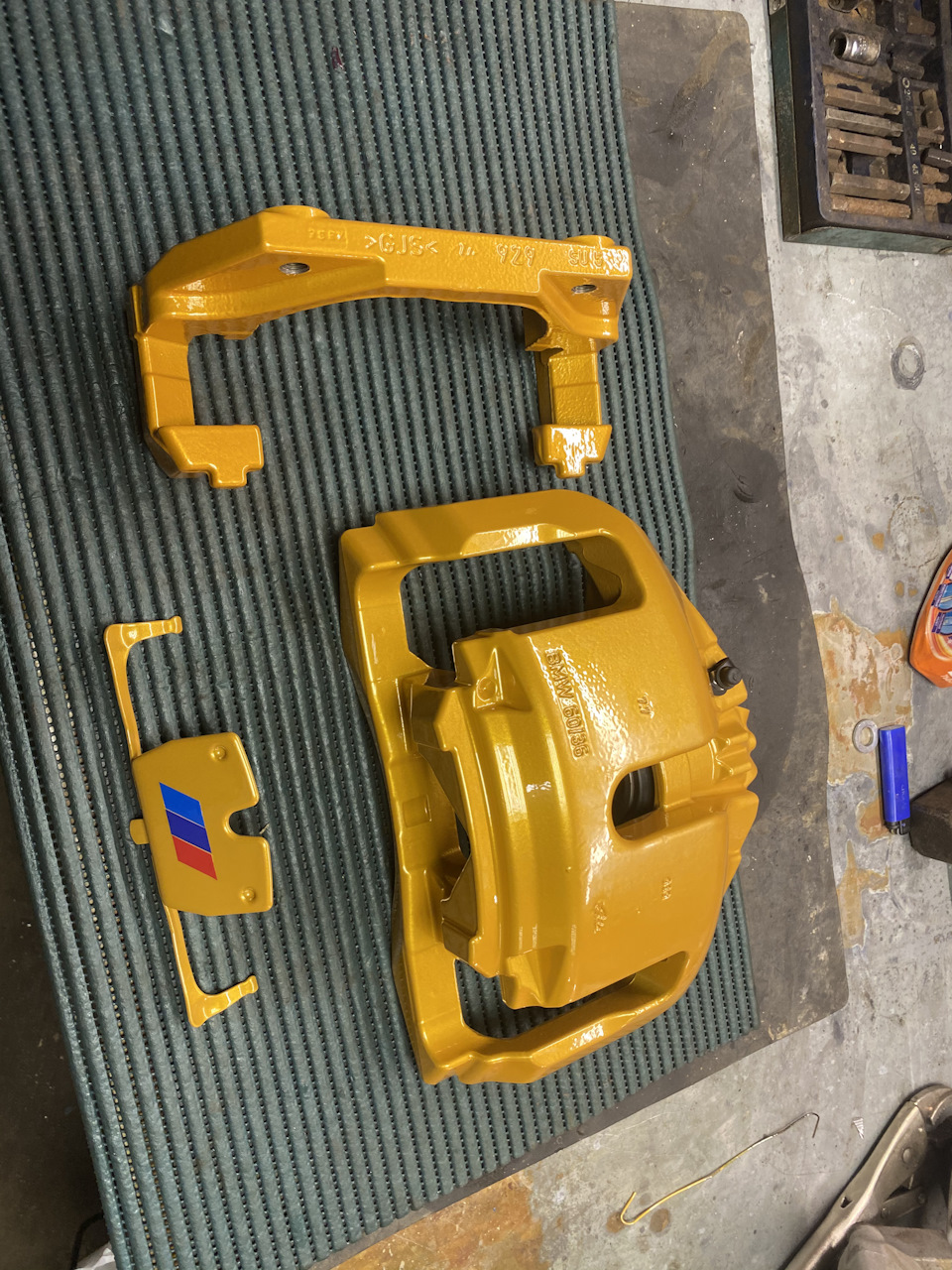 Bmw f10, тормоза от m550d 374mm — BMW 5 series (F10), 3 л, 2013 года ...