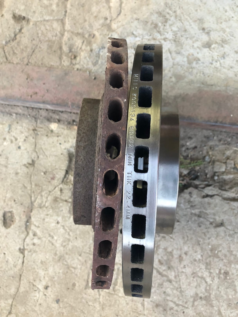 K000534 Диск тормозной MILES | Запчасти на DRIVE2