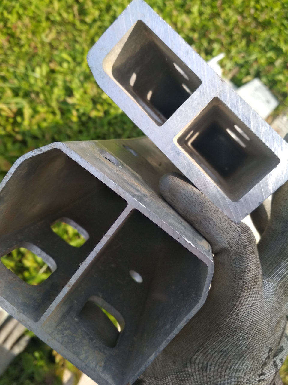 Разновидность усилителей бампера №2 — Mitsubishi Outlander (3G), 2,4 л ...