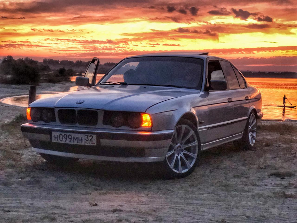 Закат с бмв — BMW 5 series (E34), 1,8 л, 1995 года | покатушки | DRIVE2