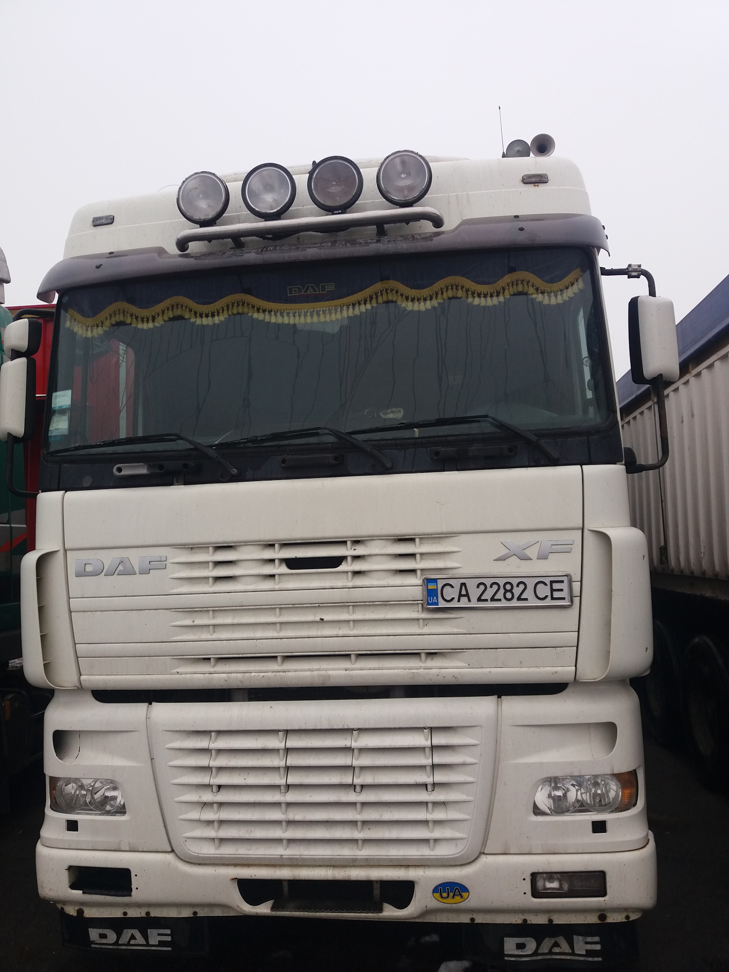 228… — DAF XF95 480, 9,9 л, 2018 года | техосмотр | DRIVE2