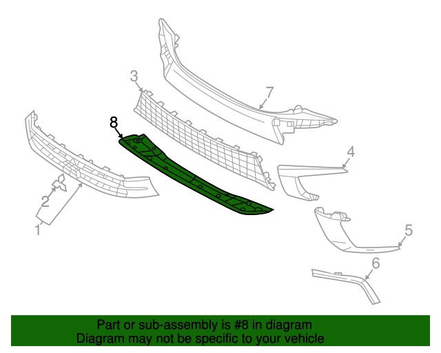 6405A330 Extension, Front Bumper, Mat Mitsubishi | Запчасти на DRIVE2