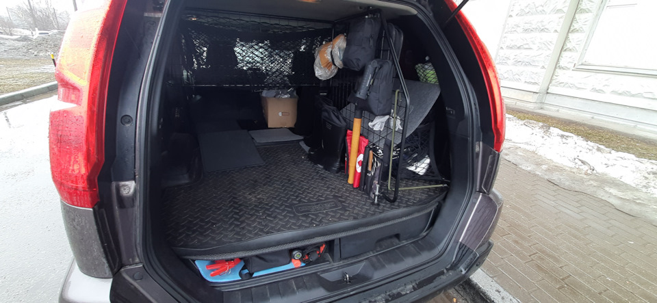 Решетка в багажник Х-трейл Т31, решётка органайзер. — Nissan X-Trail II ...