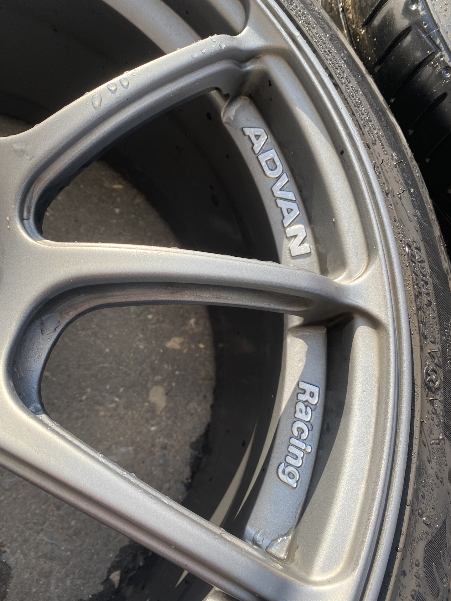 Advan rz2 r18 — Volkswagen Golf Mk6 GTI, 2 л, 2012 года | колёсные ...