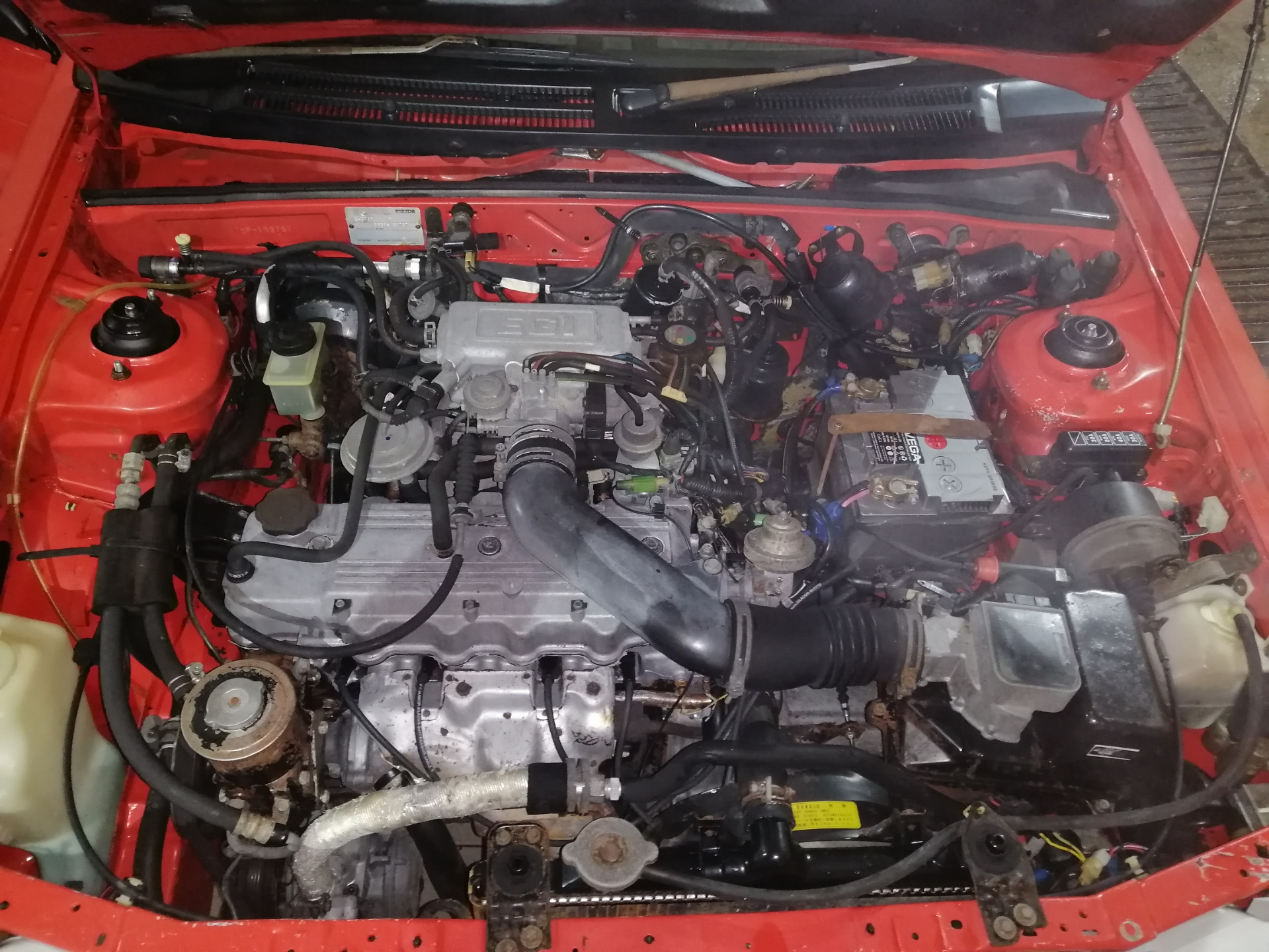 Первое чем занялся — Mazda Familia (BF), 1,5 л, 1985 года | мойка | DRIVE2