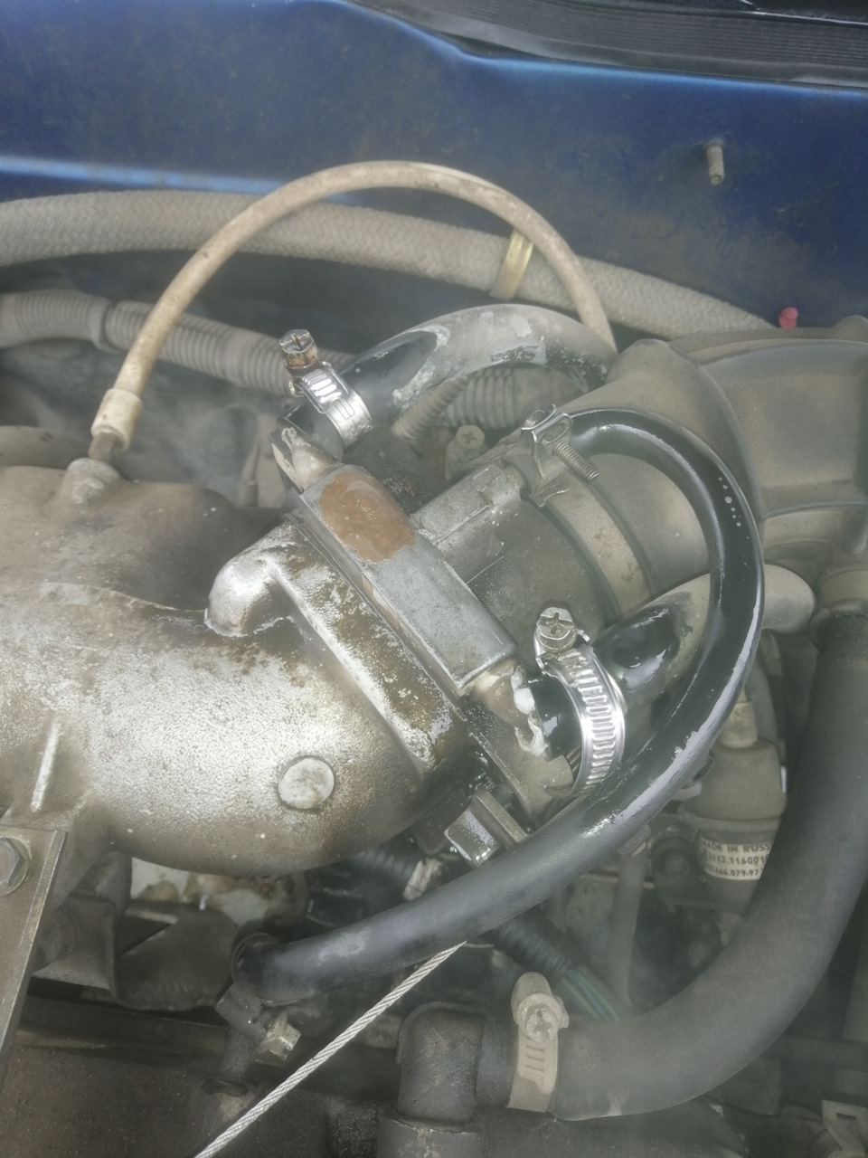 Дроссельная заслонка — Lada 2113, 1,5 л, 2007 года | поломка | DRIVE2