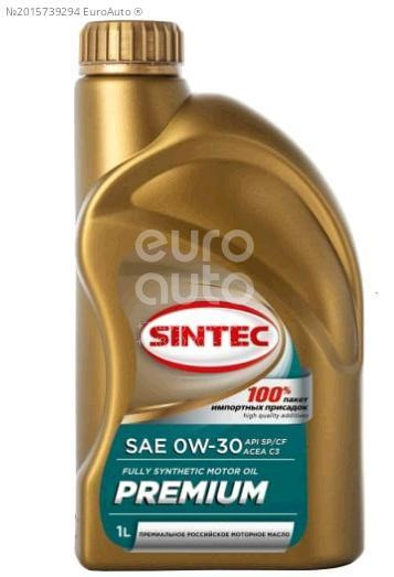 322765 Масло моторное синтетическое PREMIUM SAE 0w-30, API SP/СF, ACEA ...