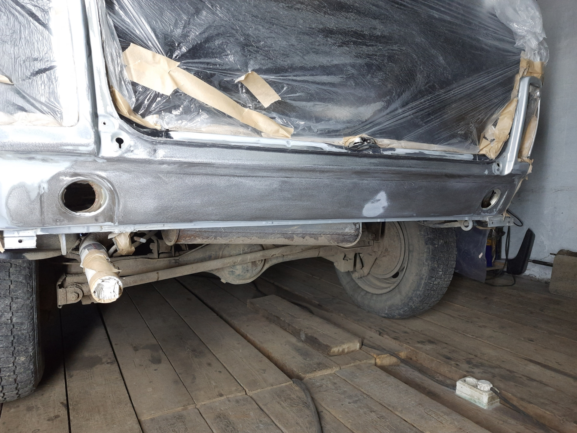 Окраска задней части. — Lada 4x4 5D, 1,7 л, 2013 года | кузовной ремонт ...