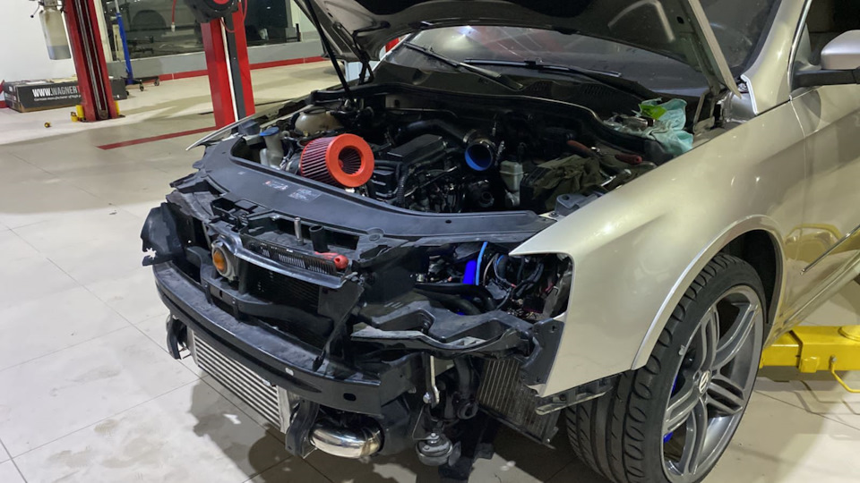 R36 Turbo Финал — Volkswagen Passat B6, 3,6 л, 2006 года | тюнинг | DRIVE2