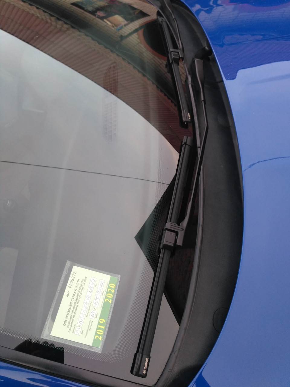 Дворники нового образца Golf 4 Bosch — Skoda Octavia A4 Mk1, 1,6 л ...