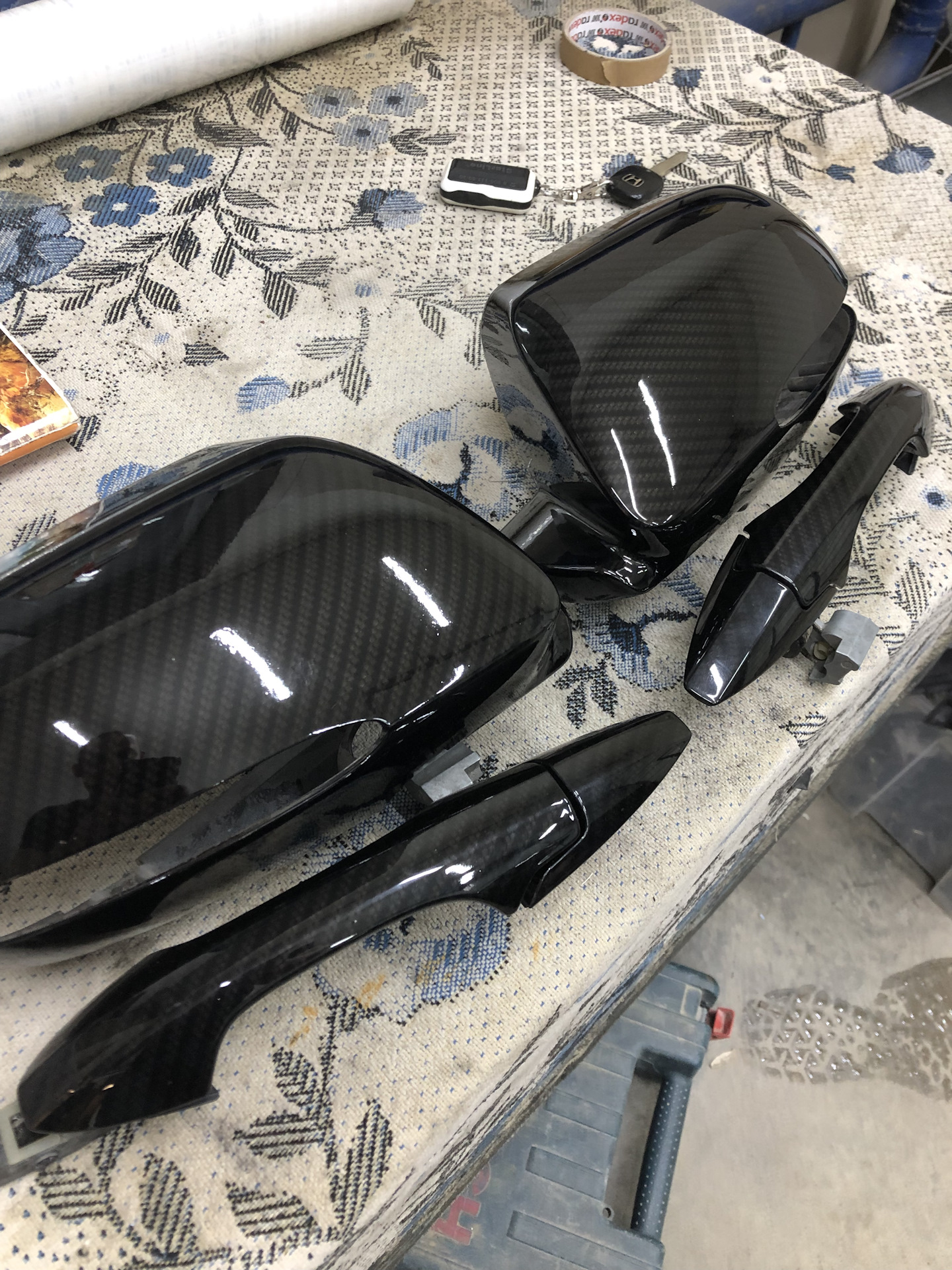 Black carbon — Honda Accord Euro R (CL7), 2 л, 2003 года | стайлинг ...