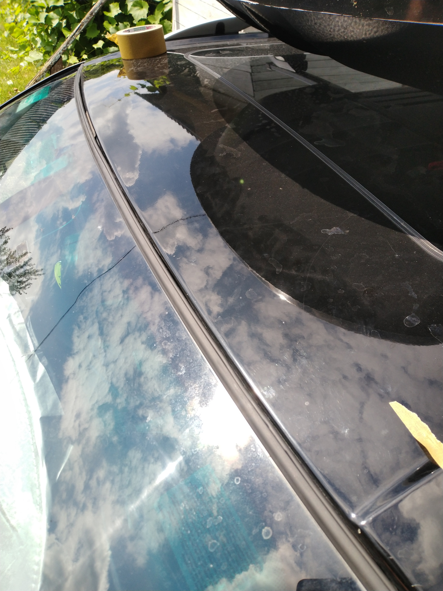 Замена молдинга лобового стекла х5 — BMW X5 (E53), 3 л, 2005 года ...