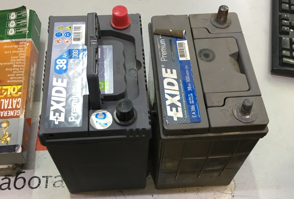 EA386 АКБ PREMIUM 38AH 300A 187X127X220 (-+) EXIDE | Запчасти на DRIVE2
