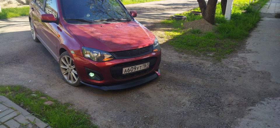 Сплиттер volta — Lada Калина 2 хэтчбек, 1,6 л, 2016 года | стайлинг ...