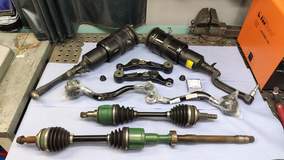 Ремонт передней подвески. Часть 1. — Lexus LS 600h, 5 л, 2008 года ...