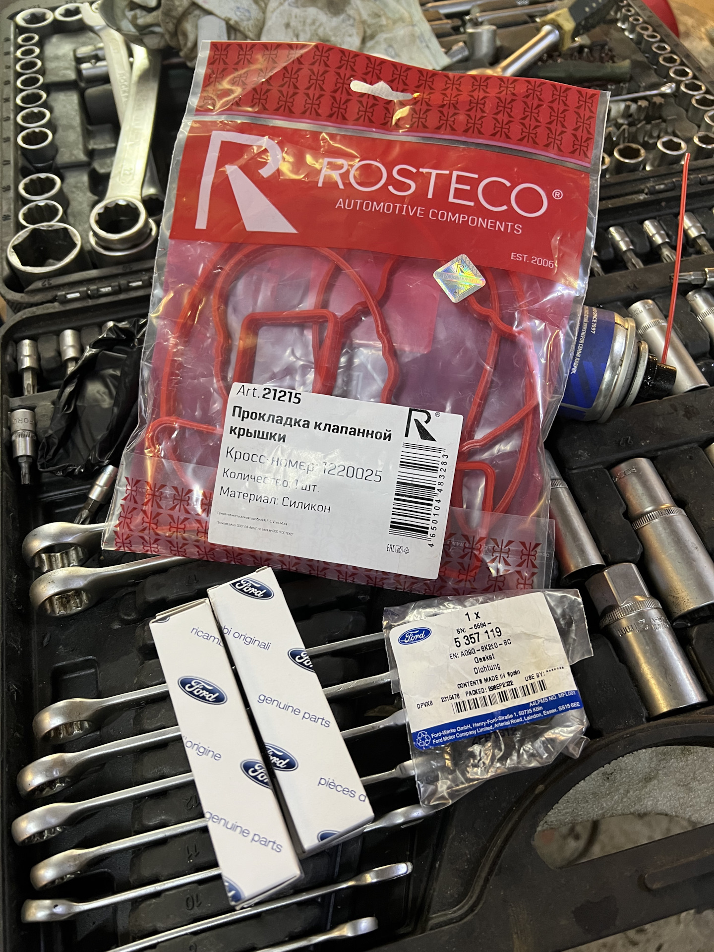 Замена прокладок — Ford Mondeo IV, 2,3 л, 2010 года | визит на сервис ...