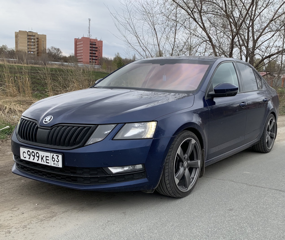 Bilstein B4 + Eibach + R18 — Skoda Octavia A7 Mk3, 1,6 л, 2017 года ...