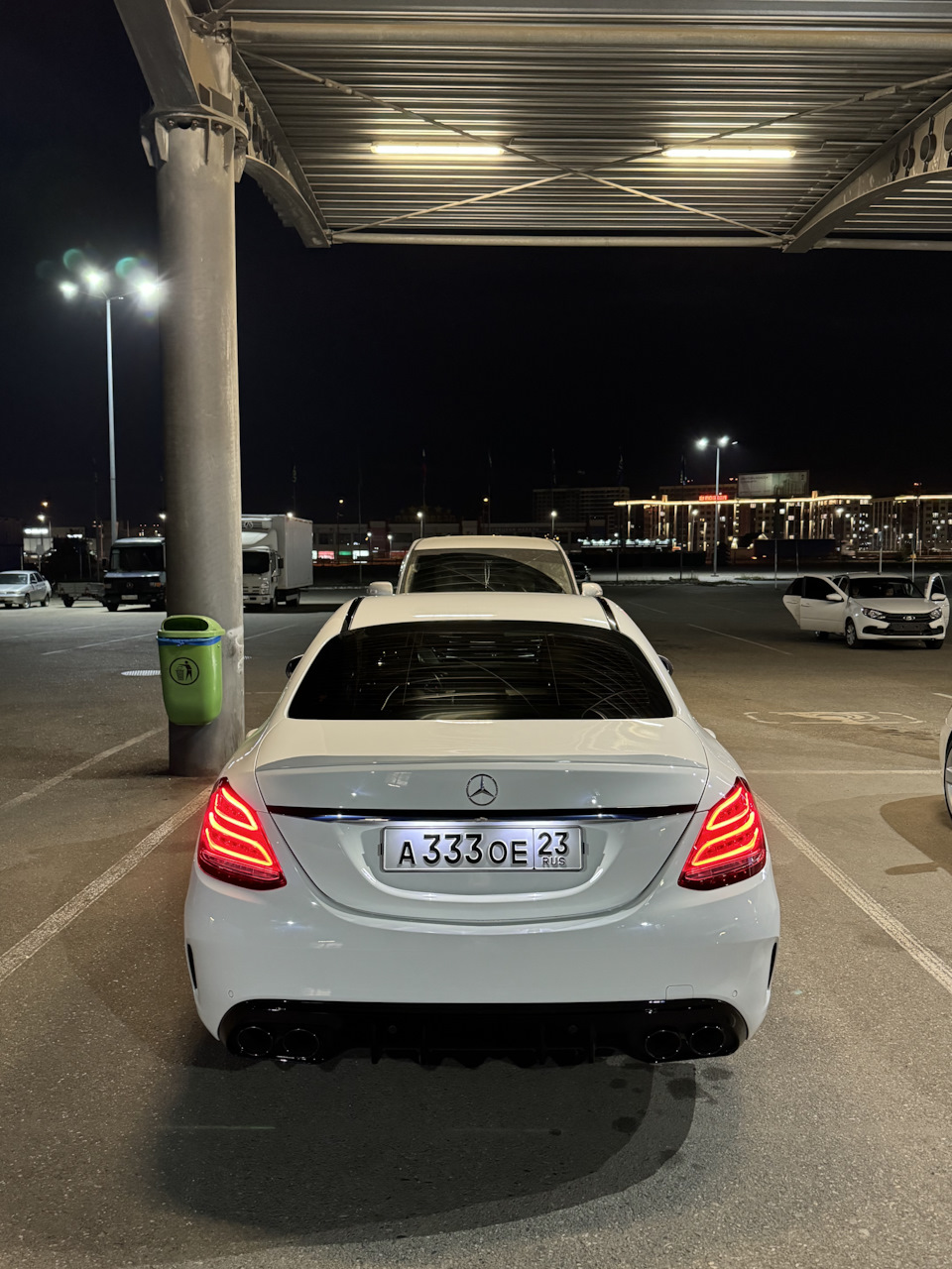 Лип спойлер — Mercedes-Benz C-Class (W205), 2 л, 2016 года | тюнинг | DRIVE2