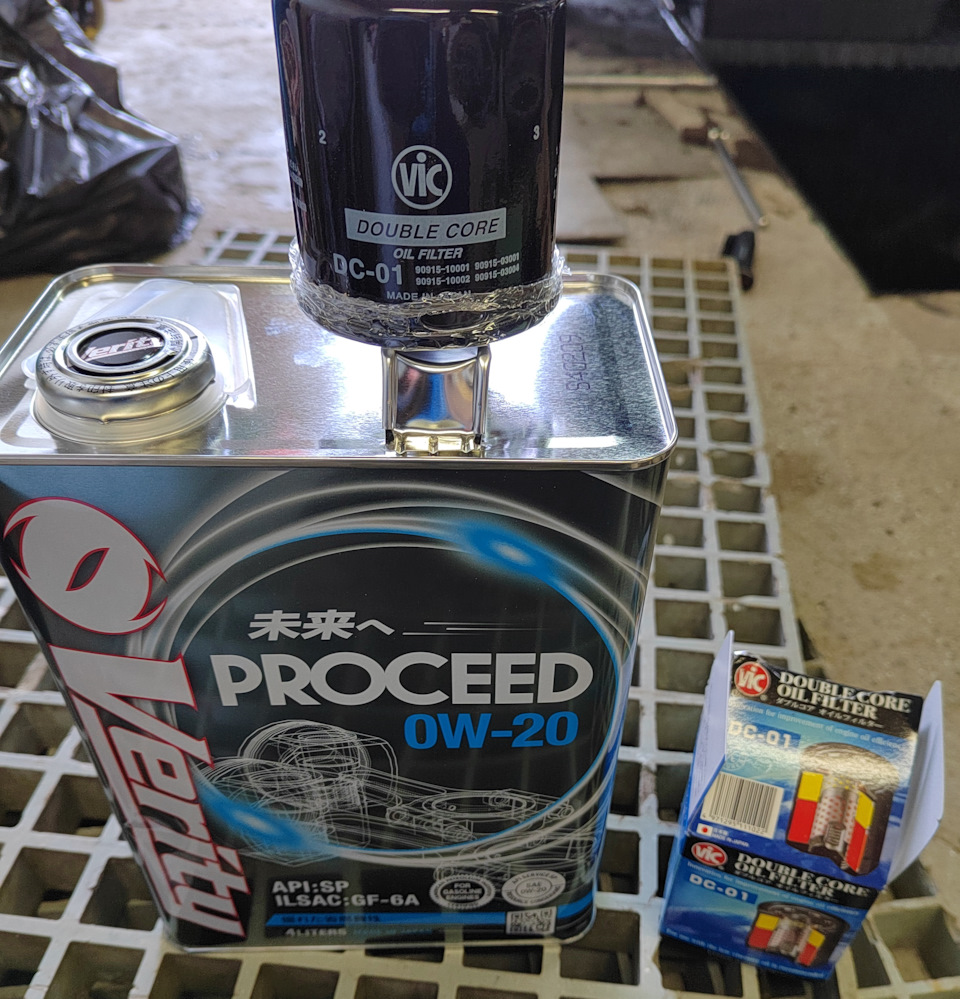 Смена масла и масл. фильтра… — Toyota Premio (T240), 1,8 л, 2007 года ...