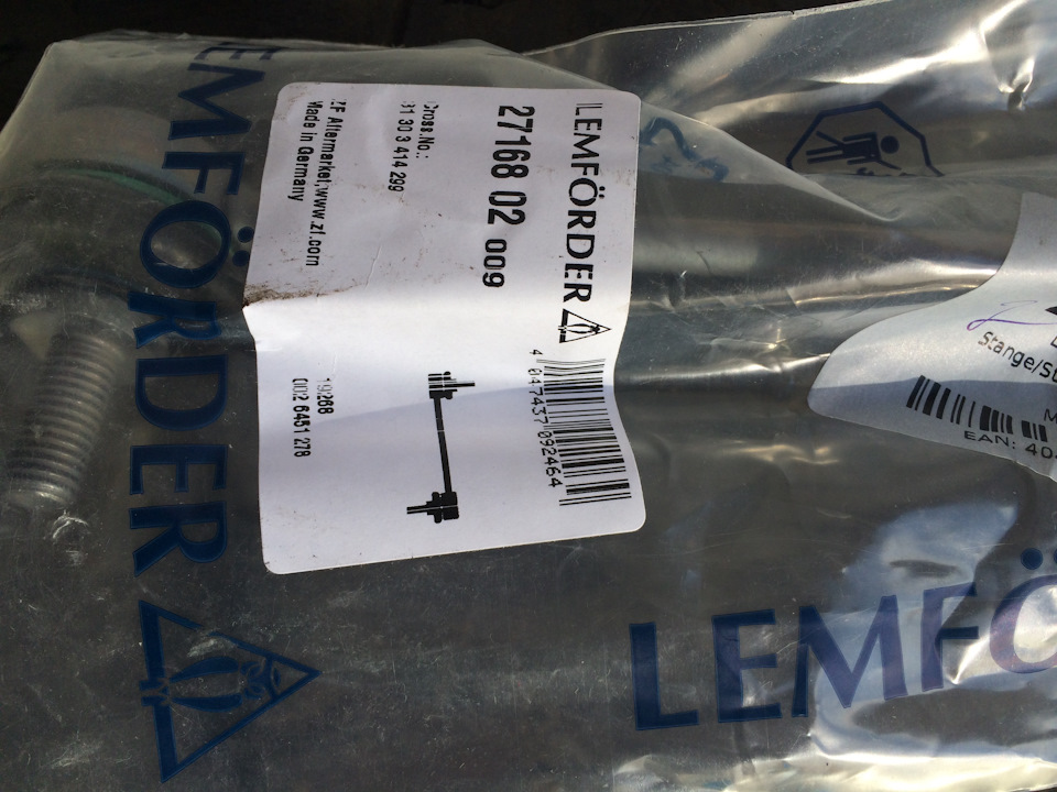 Замена передних стабилизаторов — BMW X3 (E83), 3 л, 2007 года ...