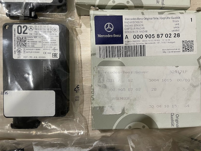 A0009058702 Радар системы distronic plus Mercedes | Запчасти на DRIVE2