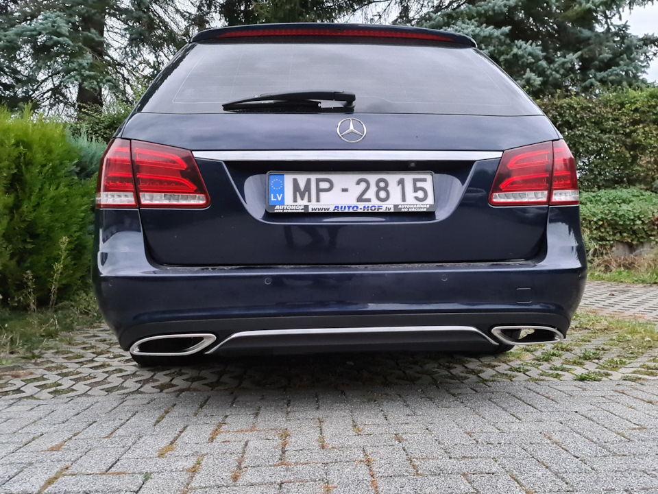 Замена диффузора ELEGANCE, на диффузор от AVANTGARDE — Mercedes-Benz E ...
