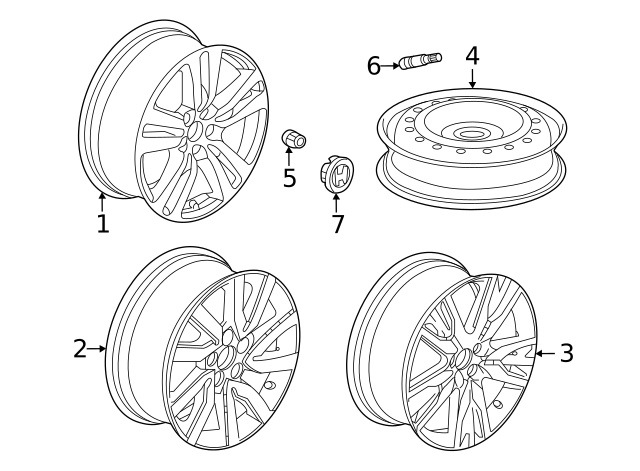 42753634007 Вентиль для бескамерных шин Honda | Запчасти на DRIVE2