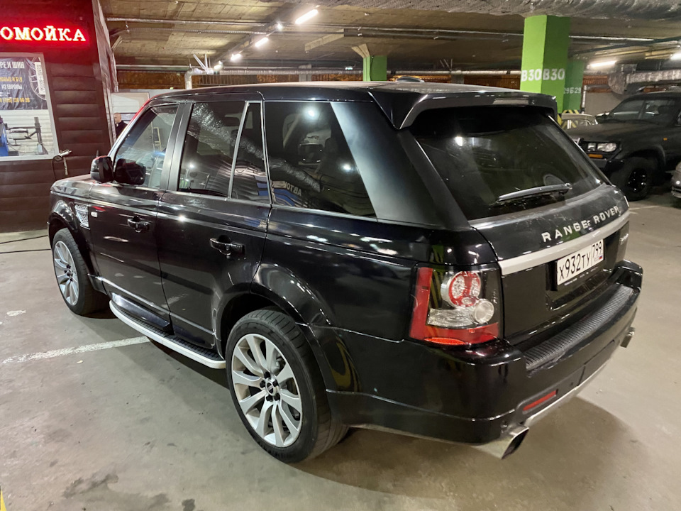 Замена задних пневмо стоек — Land Rover Range Rover Sport (1G), 5 л ...