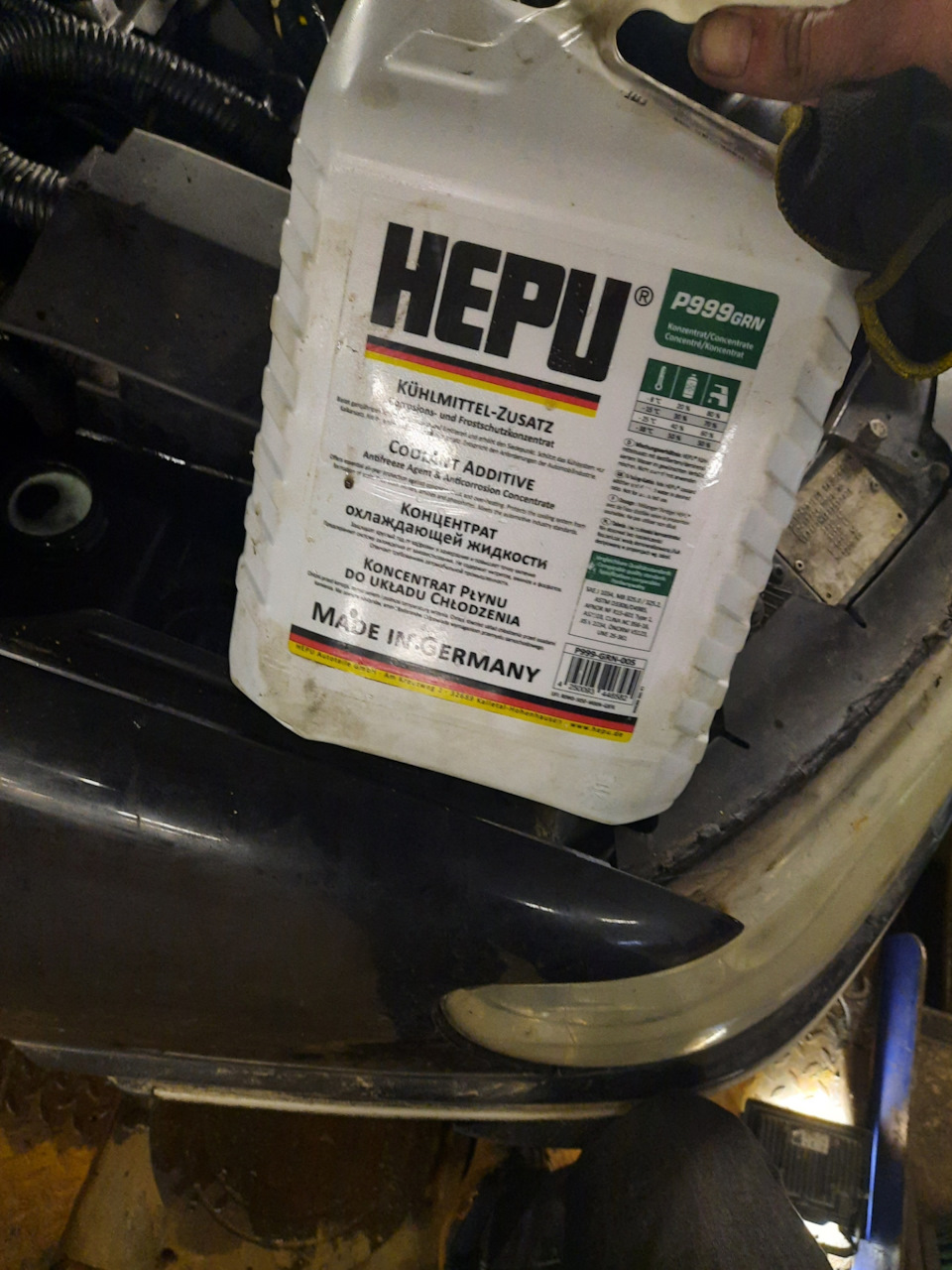 P999GRN антифриз HEPU | Запчасти на DRIVE2