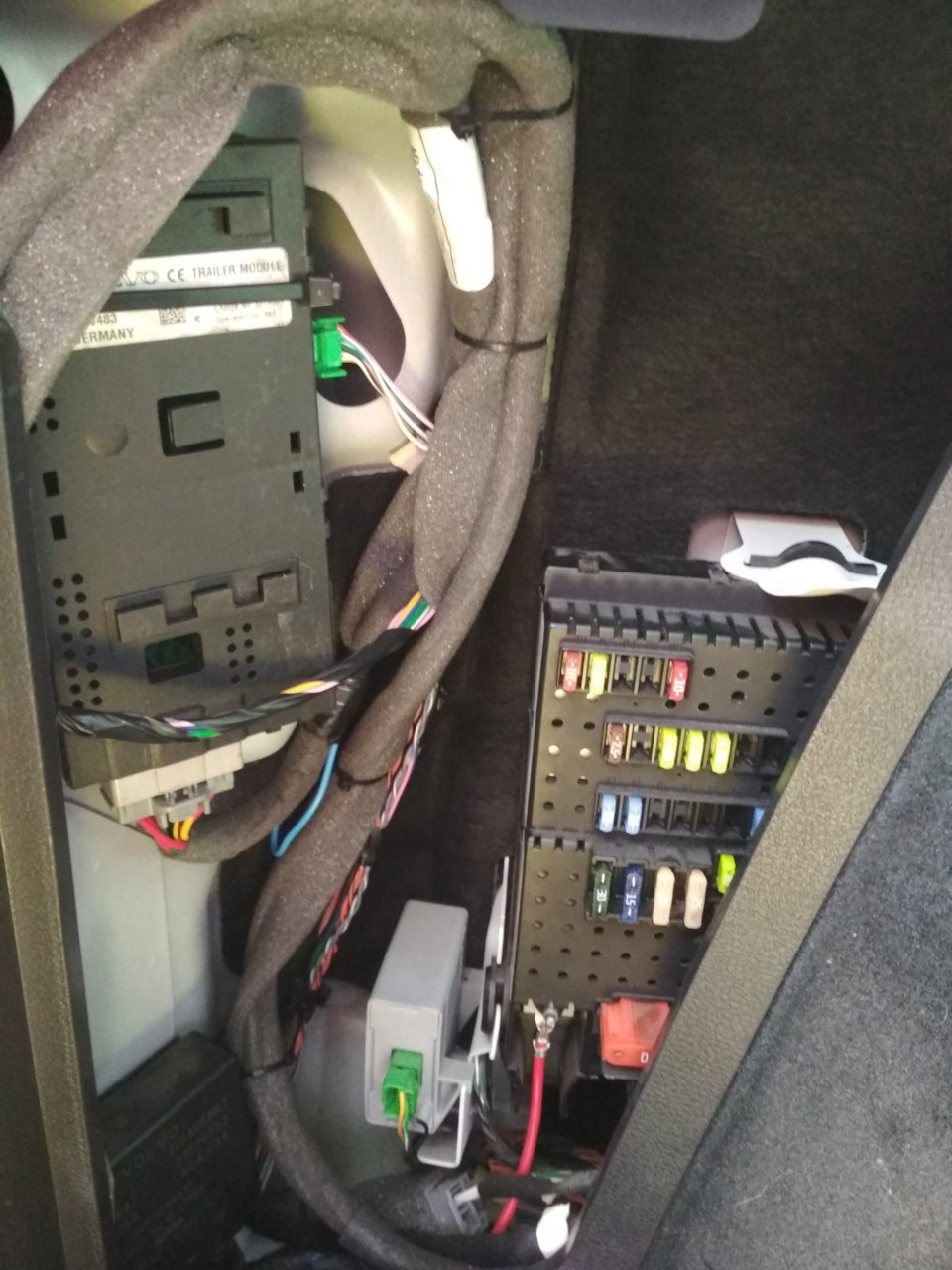 the final проекта установка оригинального фаркопа, проводки, блока ...