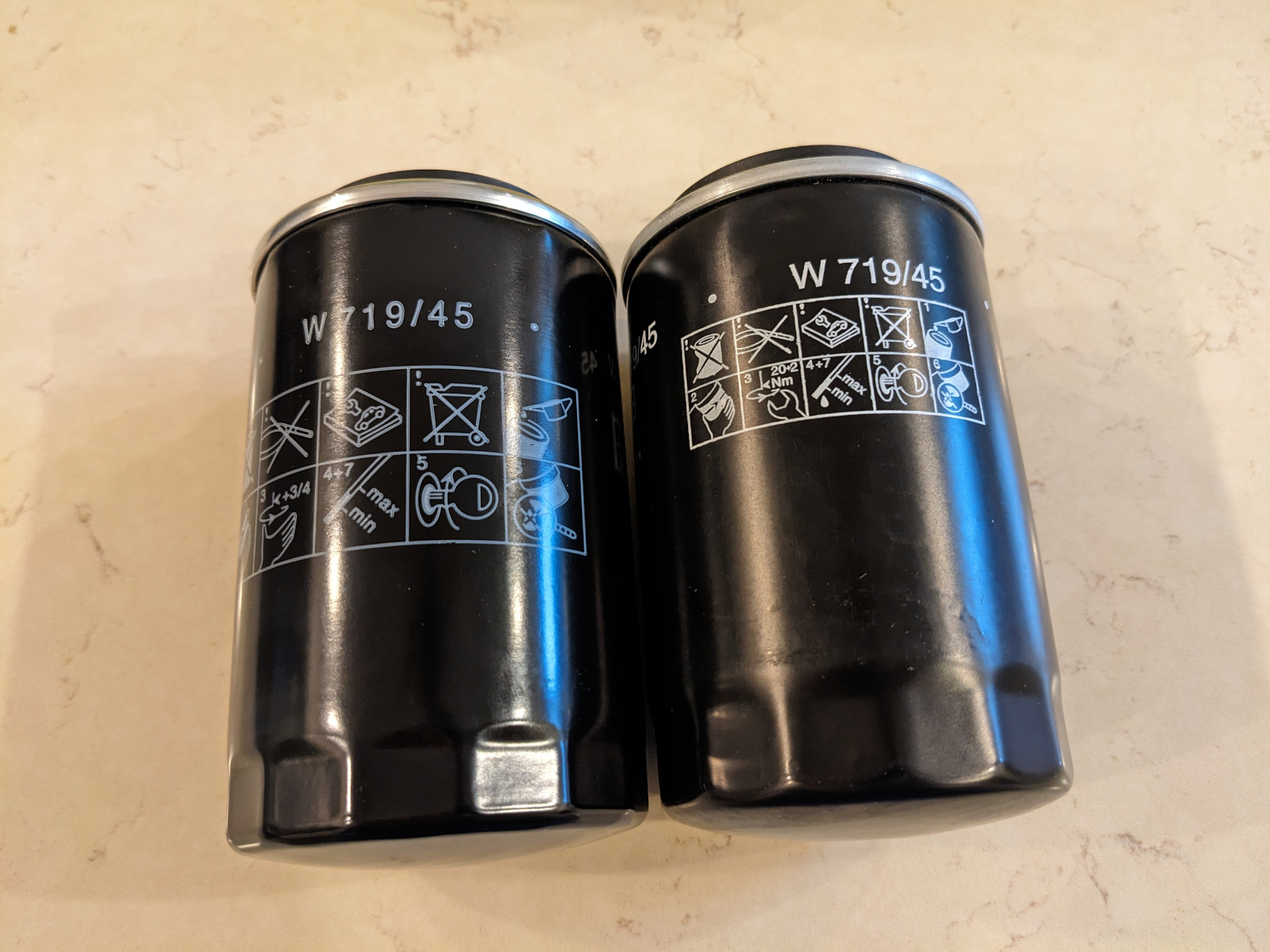 Сравнение фильтра Mann: подделка и оригинал — Audi Q5 (1G), 2 л, 2010 ...