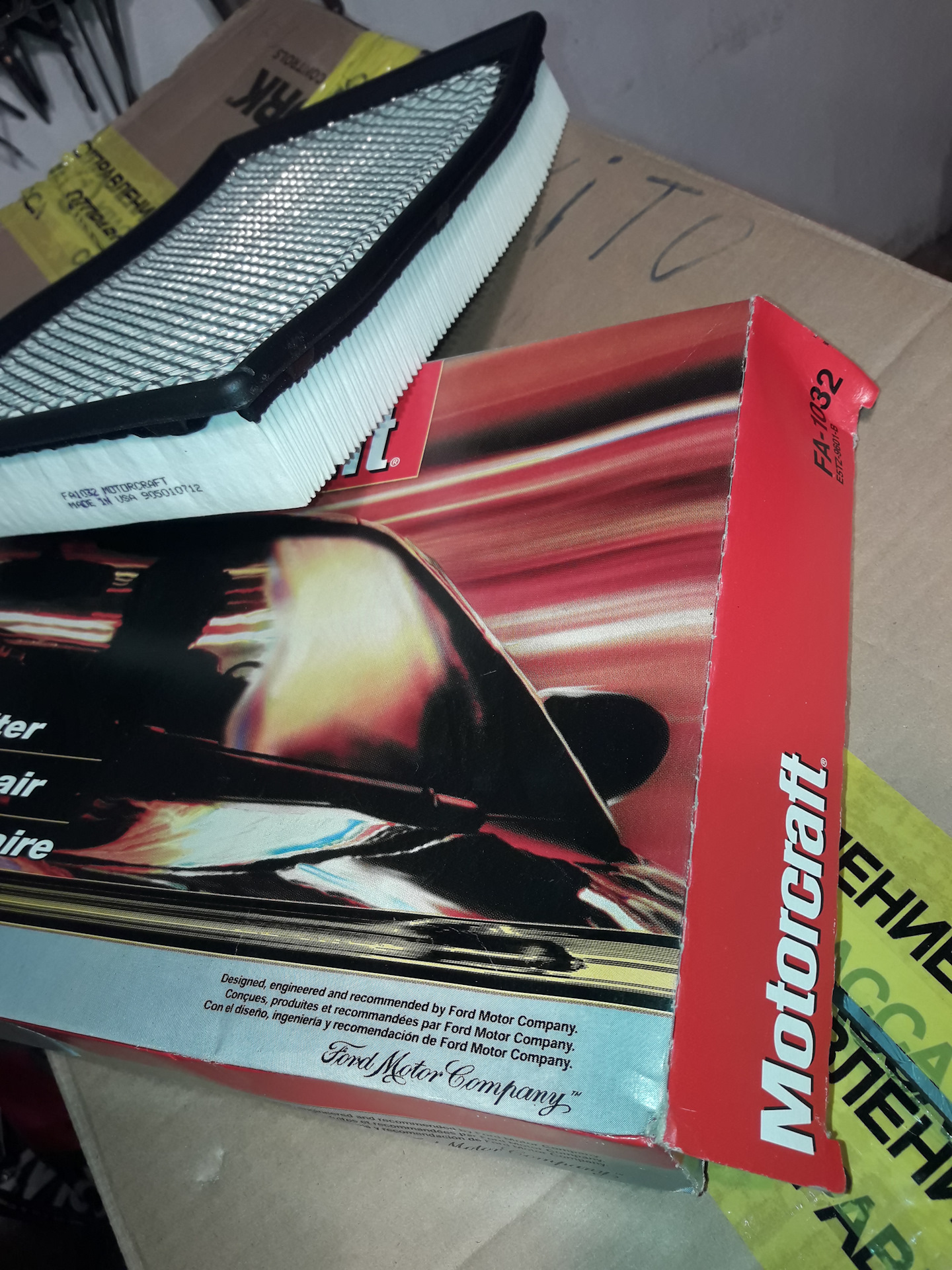 Фильтр воздушный Моторкрафт.Продажа — Ford Crown Victoria (1G), 4,6 л ...