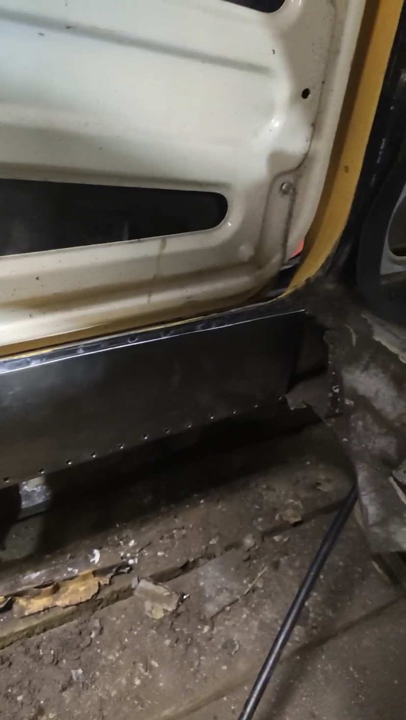 Порог ч.3 — LADA 2108, 2 л., 1985 года | кузовной ремонт | DRIVE2