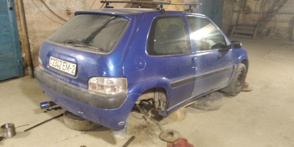 Ремонт балки — Citroen Saxo VTS, 1,4 л, 2001 года | своими руками | DRIVE2