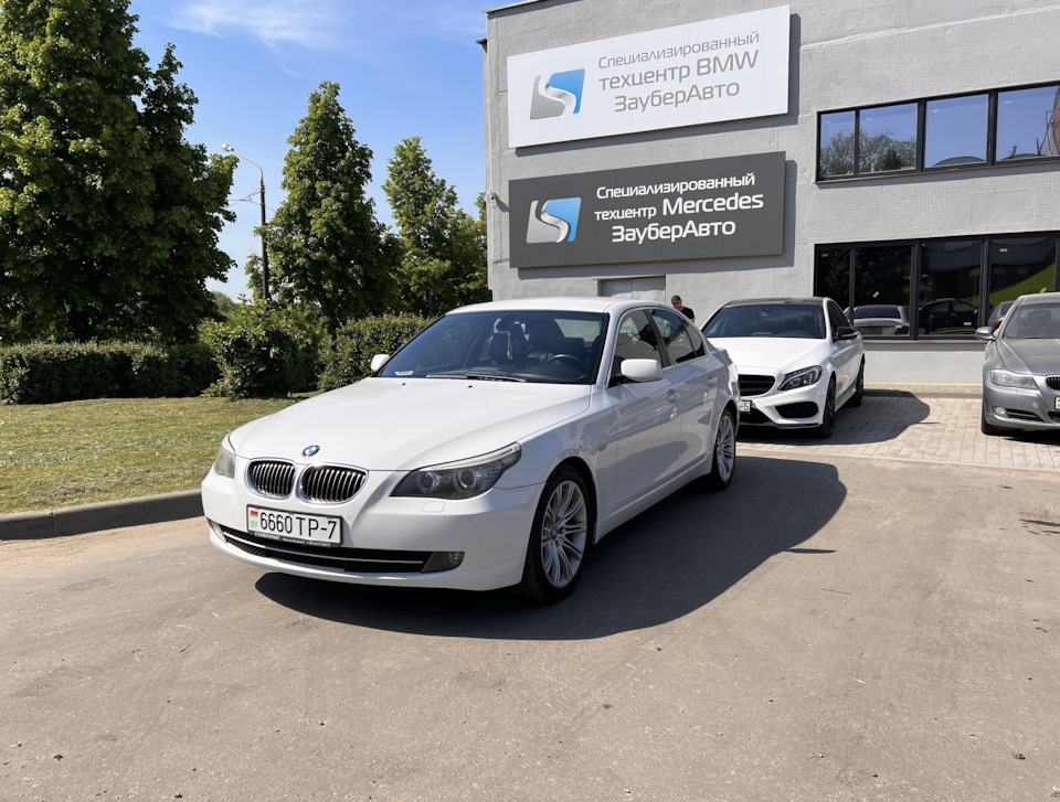 №8 Обслуживание подвески автомобиля — BMW 5 series (E60), 3 л, 2007 ...