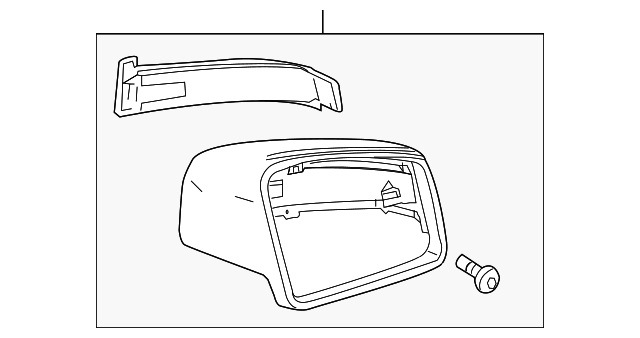 A21281067009650 Корпус зеркала бокового Mercedes | Запчасти на DRIVE2