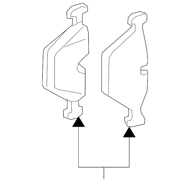 34116794464 Ремкомплект тормозных накладок BMW | Запчасти на DRIVE2