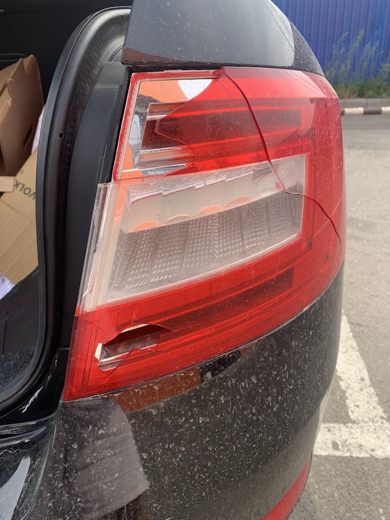 Установка фонарей (версия FL) — Skoda Octavia A7 Mk3, 1,4 л, 2016 года ...