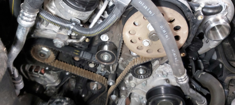 Замена ремня ГРМ и роликов B20DTH — Opel Insignia Sports Tourer (2G), 2 ...