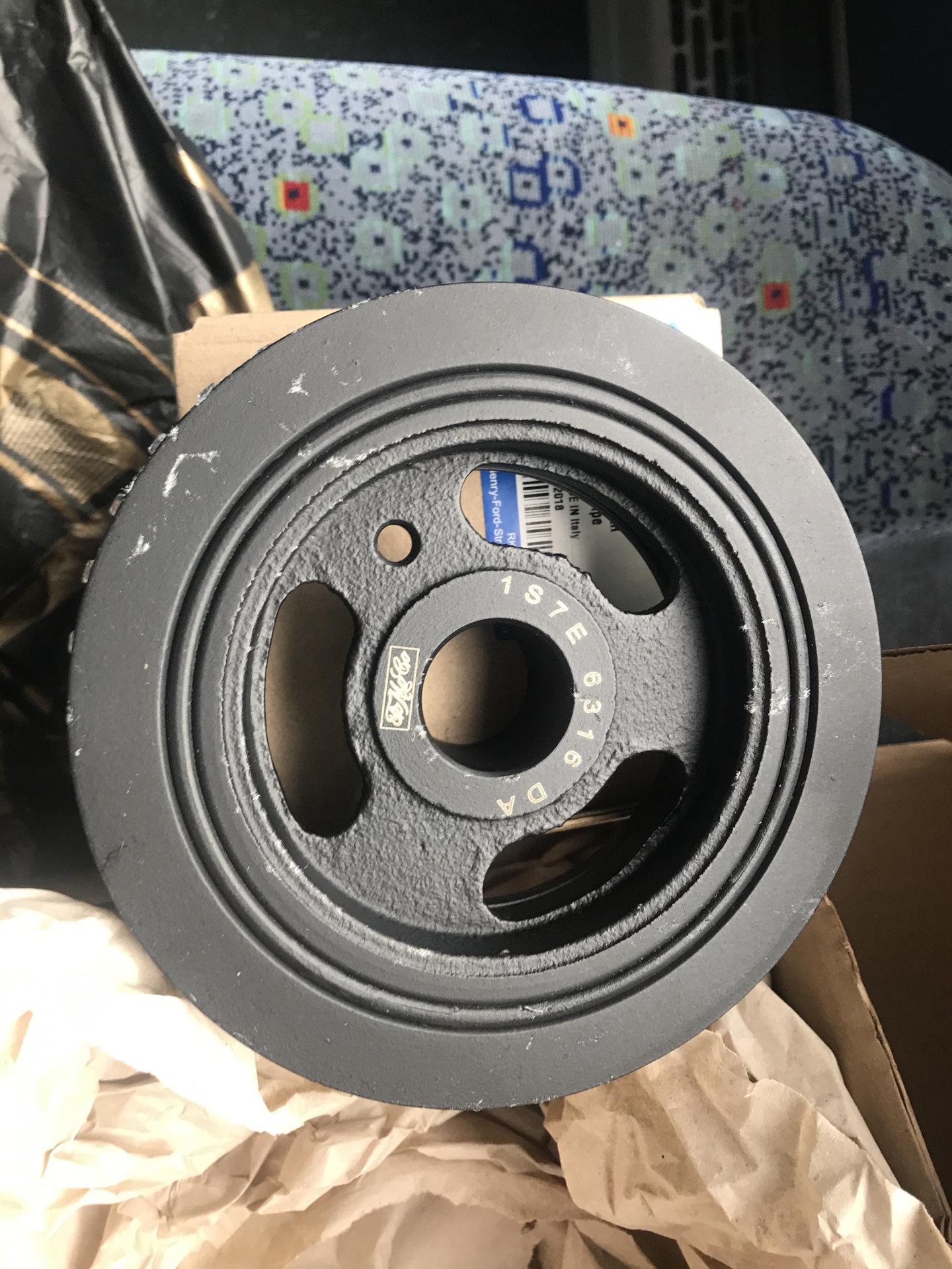 Шкив коленвала со всеми вытекающими. Вторник. — Ford Mondeo IV, 2 л ...