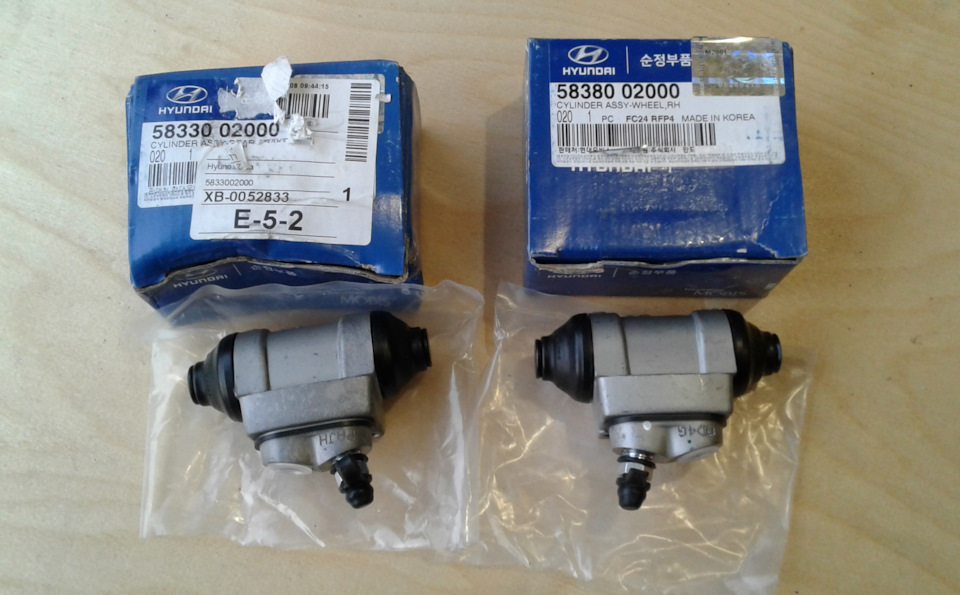 5833002000 Цилиндр тормозной заднего левого колеса KIA HYUNDAI ...