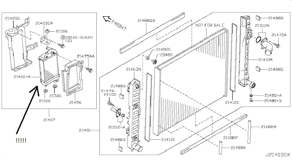 081466162H Болт NISSAN INFINITI | Запчасти на DRIVE2