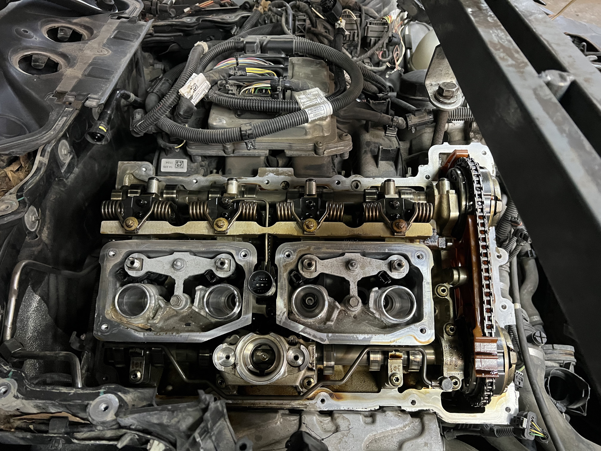 Крупное ТО, замена цепей n20b20, — BMW 3 series (F30), 2 л, 2014 года ...