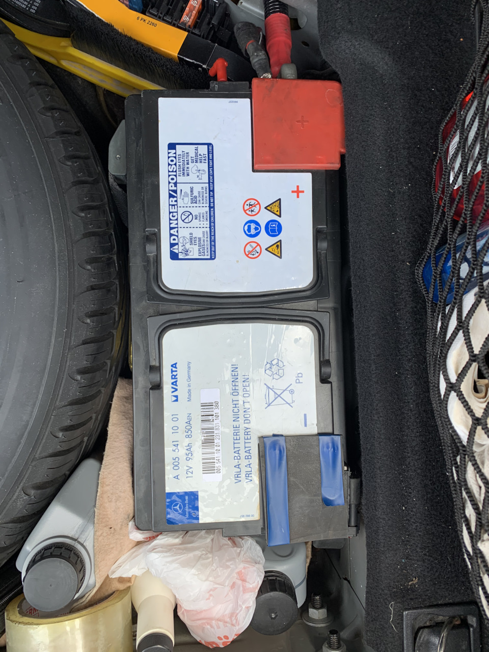 A0055411001 Стартерная аккумуляторная батарея Mercedes | Запчасти на DRIVE2