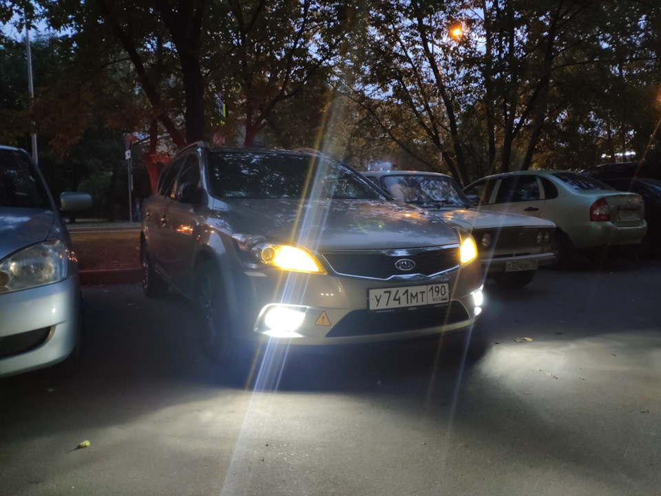 Светодиоды в ПТФ — KIA Ceed SW (1G), 1,6 л, 2010 года | просто так | DRIVE2
