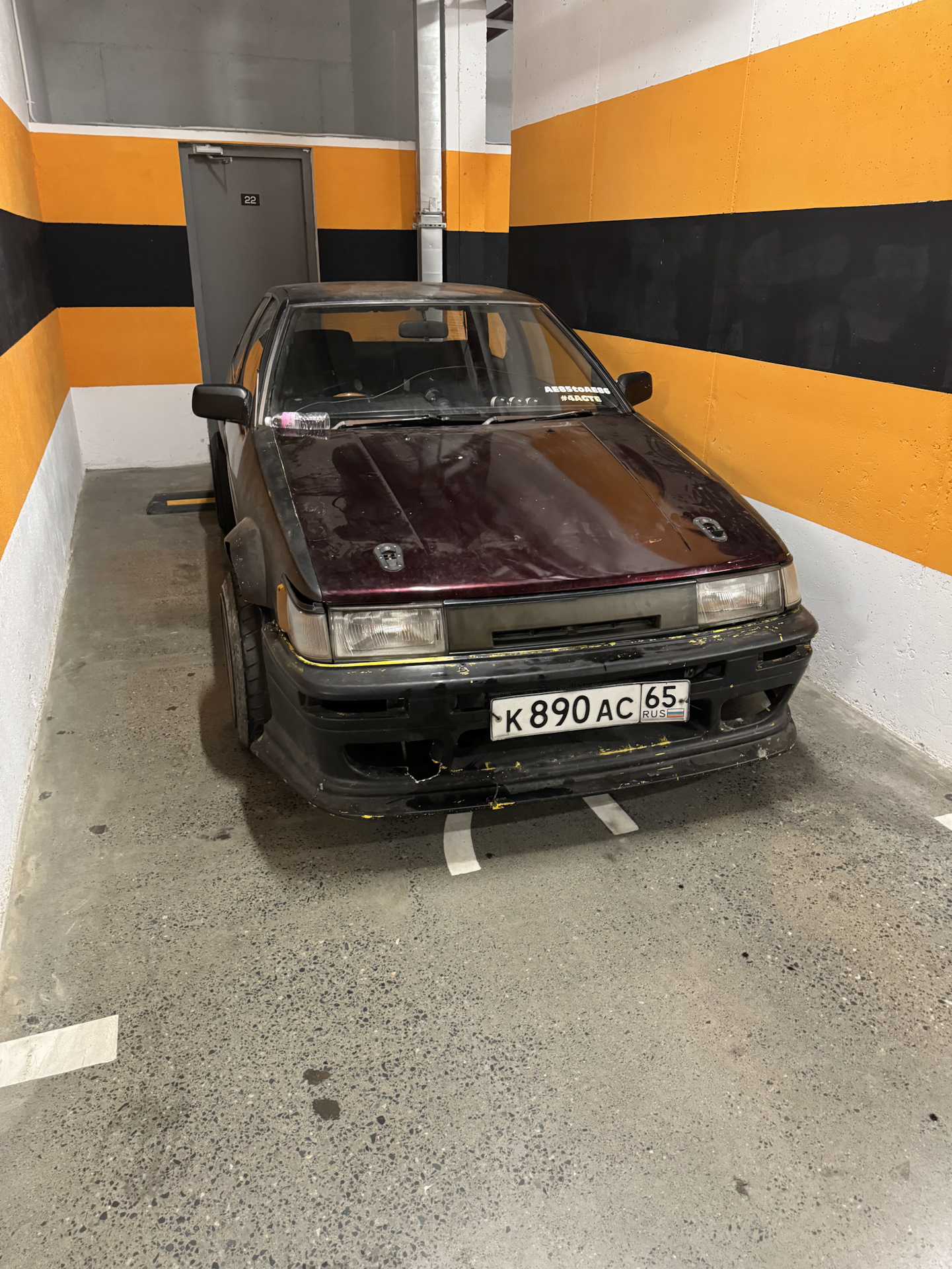 Зимовка — Toyota Corolla Levin (AE85), 1,6 л, 1985 года | прикол | DRIVE2