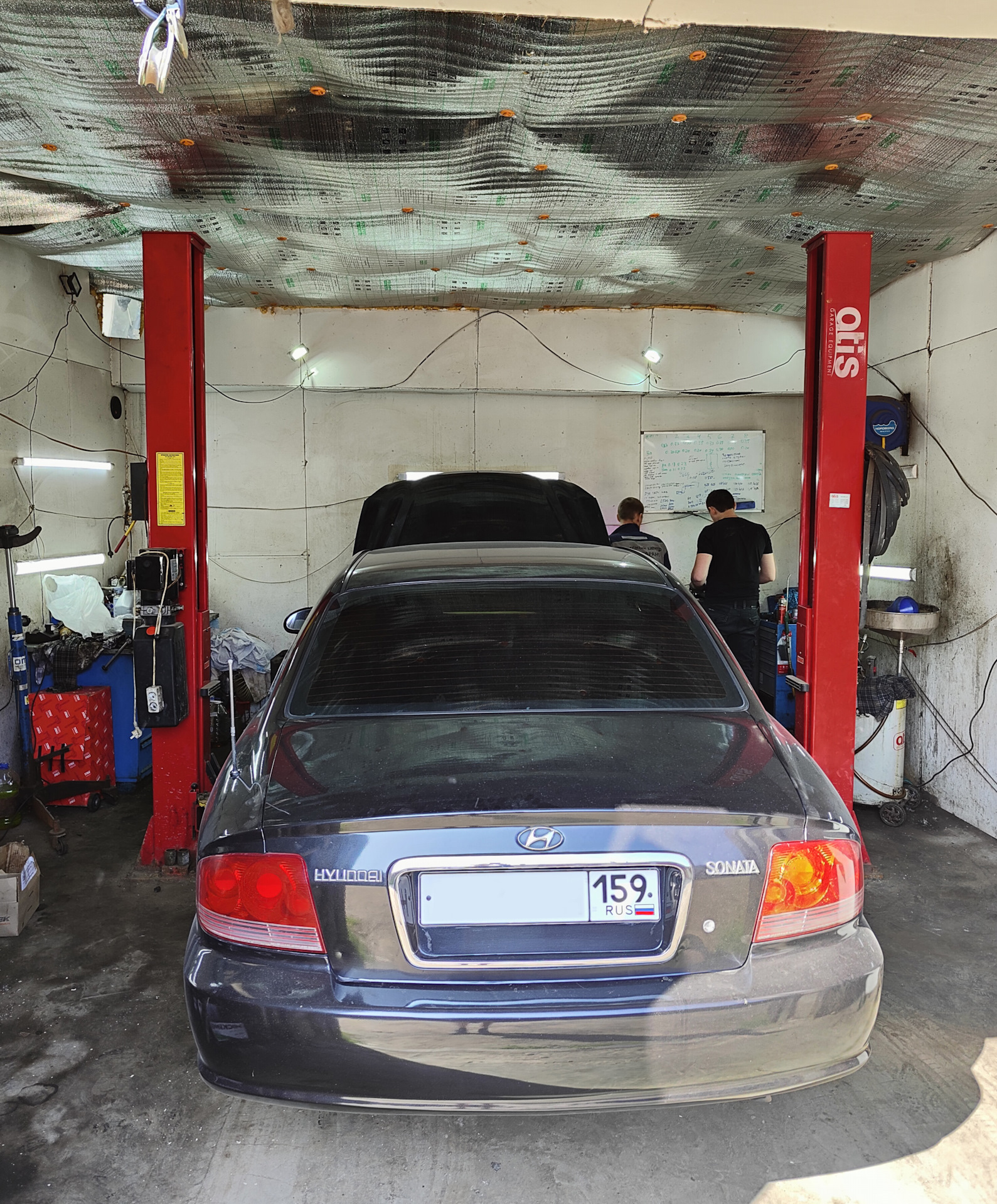 Плановое ТО №11 — Hyundai Sonata IV (EF), 2 л, 2008 года | плановое ТО ...