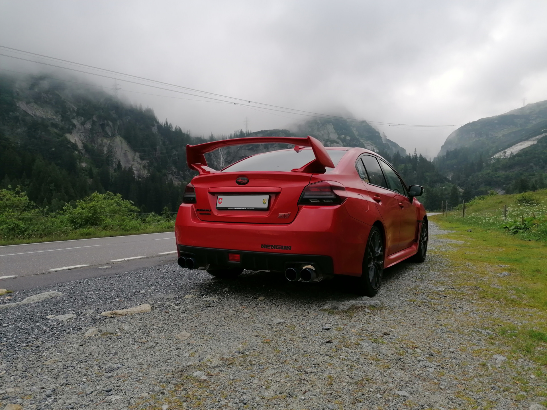 #62 Ранним утром ☕ Grimsel Pass 🇨🇭 [17] — Subaru WRX STI (VA), 2,5 л, 2018 года | покатушки | DRIVE2