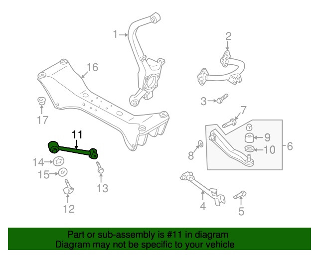 MB864731 РЫЧАГ В СБОРЕ, ПРОДОЛ.ЗАД.ПОДВЕСКИ Mitsubishi | Запчасти на DRIVE2